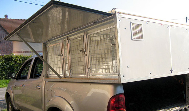 Cages de transport Pick-up, camping-car, 4x4... - Ribouchon & Fils